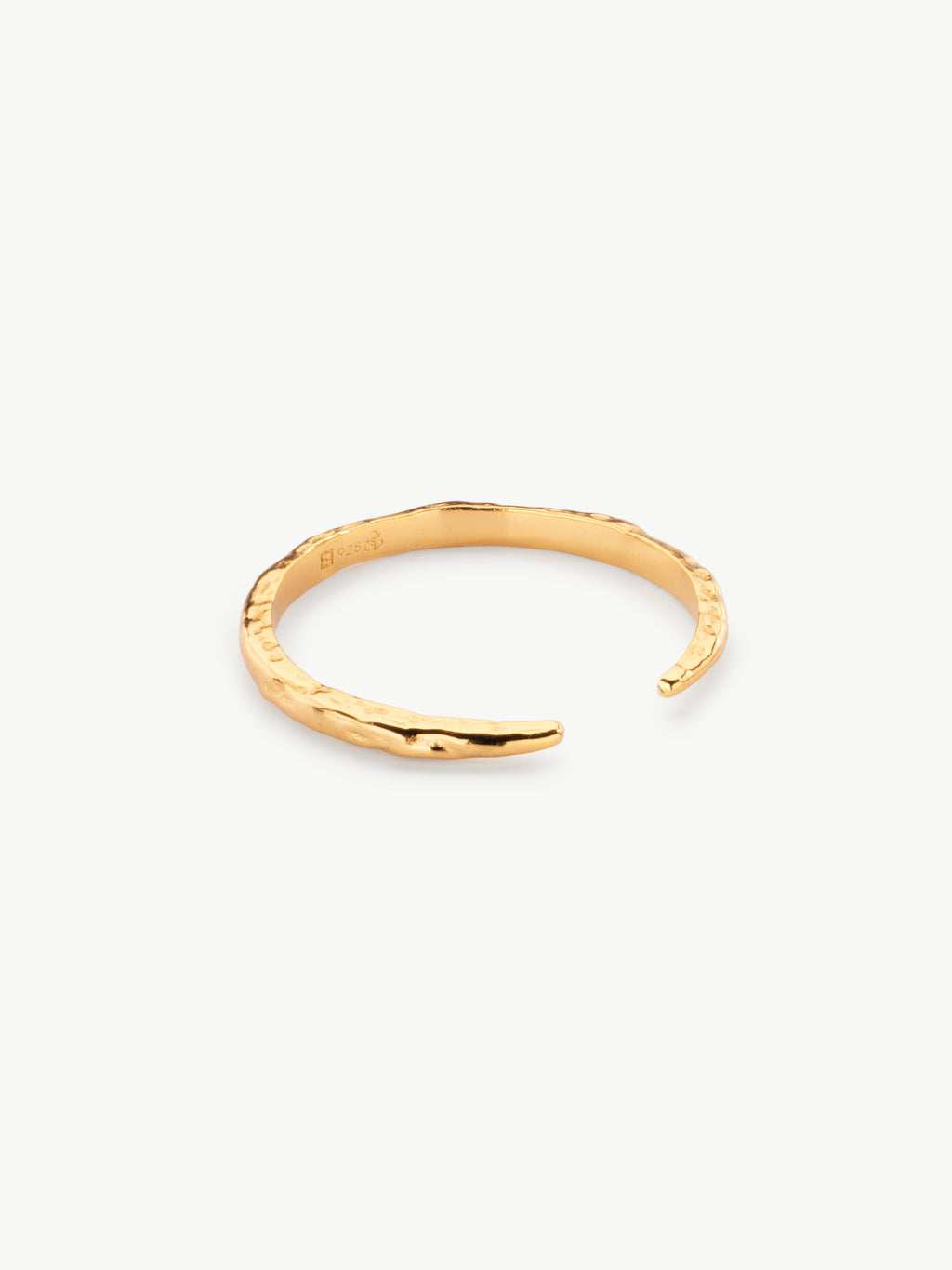 Open Molten Stacker Ring in Gold Vermeil & Sterling Silver| L'ERA Jewellery